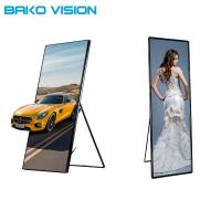 China P2.5 Aluminum LED Poster Screen 570x1890mm Ultralight High Definition for Advertising for sale