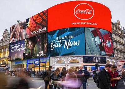 China Outdoor Fixed LED Display Screen 1000x1000mm IP65 6500nits Novastar Control System for sale