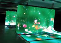 China Foldable Modules Flexible Led Curtain Display Hanging Indoor Full Color For Entertainment for sale