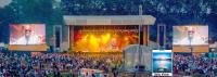 China 6000 Nits Brightness Led Screen Stage Backdrop , P4.81 Video Wall Led Display IP65 for sale