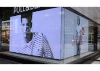China P7.5-8mm Indoor Transparent LED Screen Full Color 16 Bit 670W/m2 Fixed Rear Servicing for sale