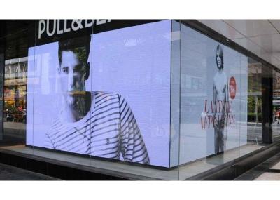 China P7.5-8mm Indoor Transparent LED Screen Full Color 16 Bit 670W/m2 Fixed Rear Servicing for sale