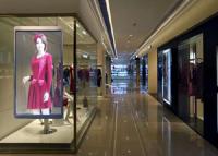 China P7.5-8mm Indoor Transparent LED Screen Full Color 16 Bit 670W/m2 Fixed Rear Servicing for sale