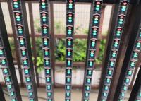 China 6500 Nits Outdoor Fixed LED Display Curtain IP67 3840Hz Refresh 20~80% Transparency for sale