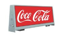 China P5mm Outdoor LED Display Taxi Billboard Digital Moving Full Color Light Weight 960x320mm for sale