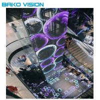 China Indoor P10 Transparent LED Screens Lightweight Video Wall 960x640mm Panel Size for sale