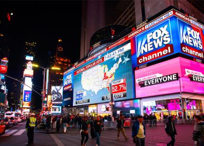 China P10 DOOH Advertising Outdoor LED Display Screen Full Colour Fixed LED Display for sale