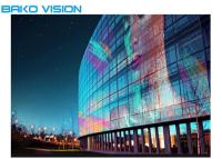 China High Transparency P16 Indoor See Through Led Screens 5500 Nits Brightness SMD for sale