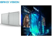 China HD Indoor SMD P10 Transparent Glass LED Display 5500nits Brightness Aluminum Panel for sale