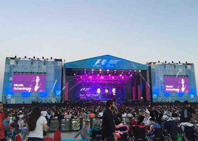 China 1920Hz Outdoor Rental LED Display Stage Backdrop 6000 Nits IP65 Waterproof for sale