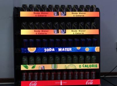 China P1.25 Indoor Shelf LED Advertising Screen 300x60mm Lightweight Aluminum for Supermarket for sale