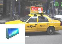 China Double Sided Outdoor LED Billboard 4000:1 Contrast Taxi Advertising Display 5000nits for sale