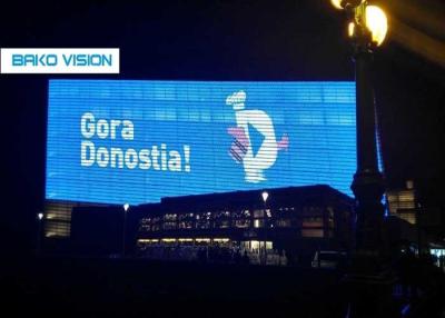 China Transparent Glass LED Display 16mm Pitch 5500 Nits Outdoor Advertising Clear Video Wall for Shopping Mall for sale