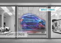 China Transparent Glass LED Display 16mm Pitch 5500 Nits Outdoor Advertising Clear Video Wall for Shopping Mall for sale