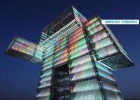 China Transparent LED Screen Glass LED Video Wall Display 5500 nits 1920 Hz for Shopping Mall for sale