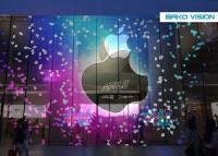 China Transparent LED Screen Glass LED Video Wall Display 5500 nits 1920 Hz for Shopping Mall for sale