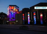 China Transparent LED Screen 5500 nits Outdoor Video Wall High Transparency 5x8mm Pitch for Glass Window Advertising for sale