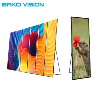 China Aluminum Backlit Poster Display Indoor Outdoor Ultralight P2.5 28kg for Advertising for sale