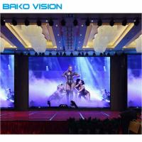 China SMD2121 Indoor Rental LED Display Screen P2.97 500x500mm Die Casting Cabinet for sale