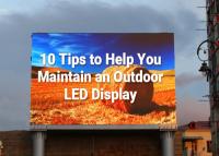 China Commercial Outdoor Fixed LED Display P6.67mm SMD 2727 6500 Nits Digital Billboard for sale