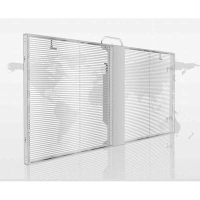 China Clear See Through LED Screen , Transparent Glass Led Display Easy Installation for sale