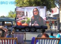 China Outdoor Mobile Truck Mounted LED Screen 6500 Nits IP65 for Advertising for sale