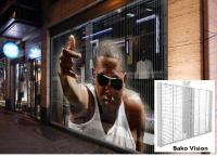 China Hidden Cable Transparent LED Screen P3.75-6.67 Laminated Safety Glass Wide Viewing Angle 11kg/m2 for sale