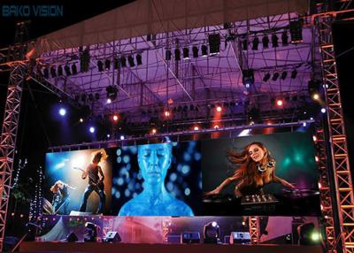China P2.6mm Stage Rental LED Display Video Wall 500x500mm SMD2121 192x192 Resolution for sale