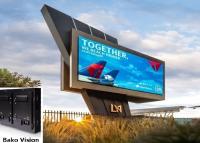 China Waterproof IP65 Outdoor LED Display P8 P10 Front Service Steel Frame 6500nits for sale