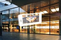 China Indoor Transparent Glass Led Display High Brightness / Transparency Fixed In Shopping Mall for sale