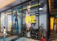 China 5500 Nits Transparent LED Screens See Through Window Video Wall Adertising for sale