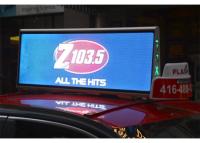 China 5000nits Brightness P2.5 Double Sides Taxi Ads Display for sale