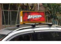 China 5000nits Brightness P2.5 Double Sides Taxi Ads Display for sale