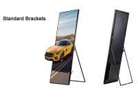 China Free Standing Portable LED Poster Display P2.5mm Digital Kiosk 640x1920mm for Shopping Mall Advertising for sale