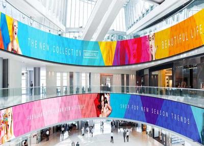 China HD Soft Module Flexible Led Screen Display P2.5 Slim Rubber Creactive Installation for sale