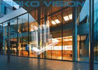 China High Brightness Full Color Glass Wall Led Display Wide Viewing Angle Slim Panel Designall for sale