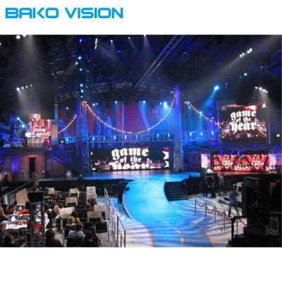 China RGB Indoor Rental LED Display Screen SMD Full Color Video Wall 1920Hz 500x500mm for sale