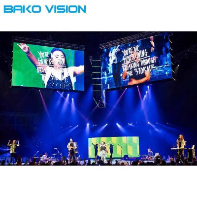 China Rental Indoor LED Display P3.91 500x500mm Advertising Screen for Stage for sale