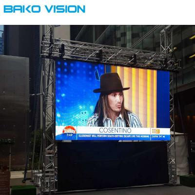 China Indoor HD Stage Rental LED Display P3.91 P4.81 Front Access 500x1000mm for sale
