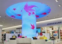 China P2 Flexible Led display with module of 240x120mm for archiving irregular shape display for sale