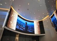 China 2.5mm 3mm Soft Led Curtain Video Wall RGB Soft Column Creative Shape 1500 Nits for sale