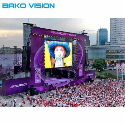 China Full Color SMD LED Backdrop Screen P3.91 P4.81 160 Degree Viewing Angle Outdoor Rental Display for sale
