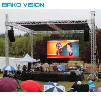 China Full Color SMD LED Backdrop Screen P3.91 P4.81 160 Degree Viewing Angle Outdoor Rental Display for sale