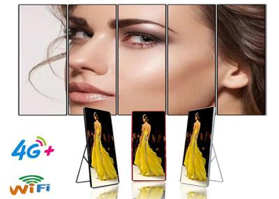 China Mirror LED Display Poster 2.5mm Pixel Pitch 1000 nits 4G WiFi USB for Shopping Mall Advertising for sale