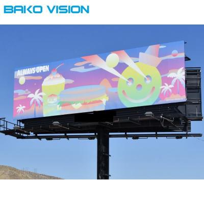 China IP67 Outdoor LED Display Full Color High Brightness 6500nits Fast Lock Front Service P5 for sale