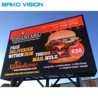China 10mm Pixel Pitch Outdoor LED Billboard High Brightness 6500nits Waterproof IP65 for sale