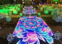 China P4.81 Interactive Dance Floor LED Display Screen for Wedding, Stage, Rental Event with High Performance for sale