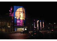 China P3.9 Transparent LED Video Screen Panel 1000x500mm Lightweight 10kg per sqm for sale
