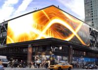China Lightweight P15.625 DIP LED Curtain Display Panels 14kgsqm 160W for Media Facade for sale