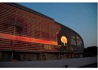 China Lightweight P15.625 DIP LED Curtain Display Panels 14kgsqm 160W for Media Facade for sale
